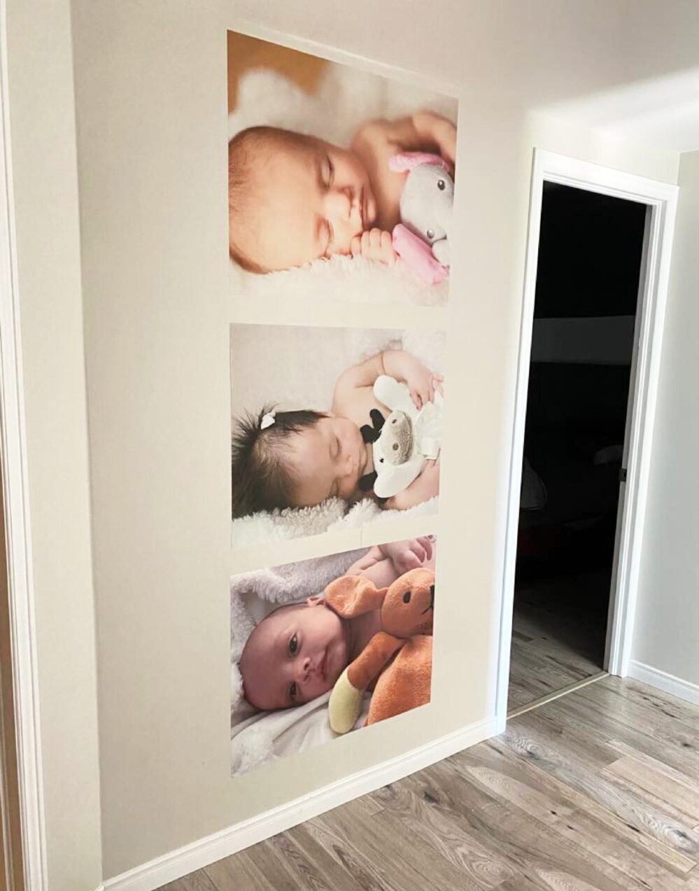 Impression photo personnalisée sur vinyle murale autocollant ...